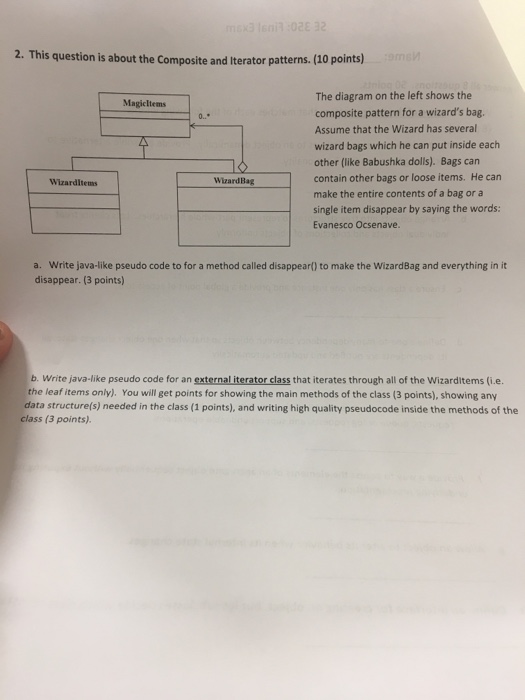 Solved 2. This question is about the Composite and Iterator | Chegg.com