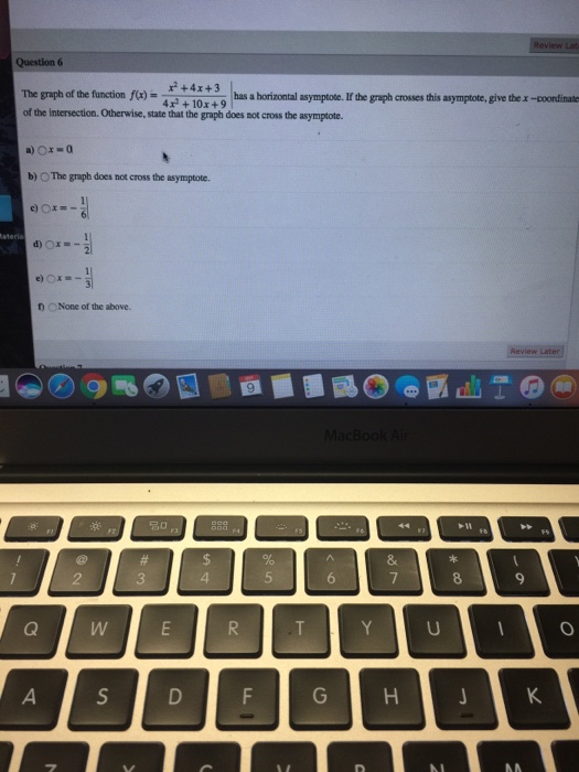 Solved 16 x2-15x +56 Identify the location of any holes (ie | Chegg.com