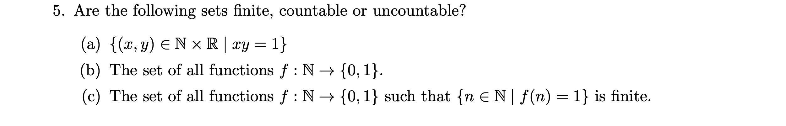Solved 3. (a) Give an example of two sets A and B, such that | Chegg.com