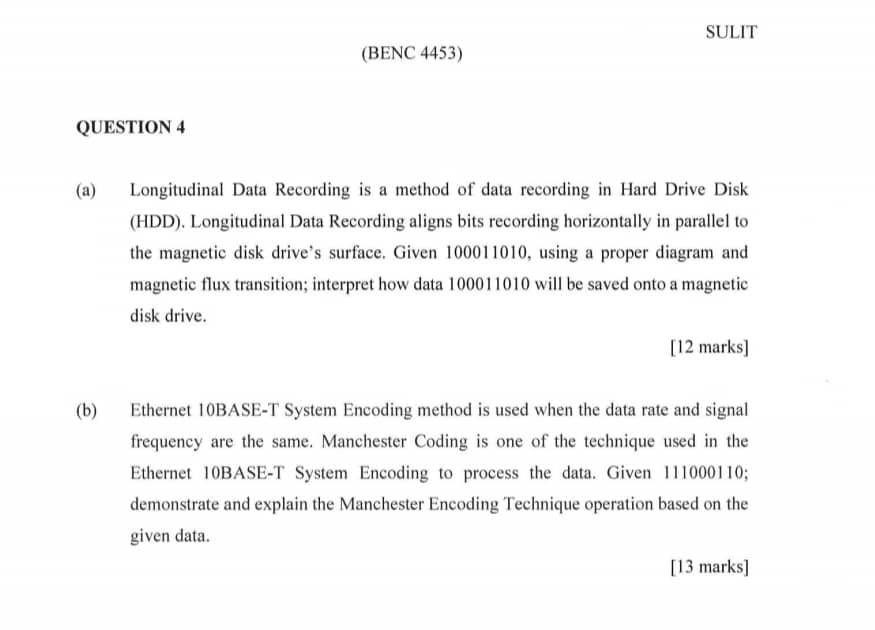 Solved (a) Longitudinal Data Recording is a method of data | Chegg.com