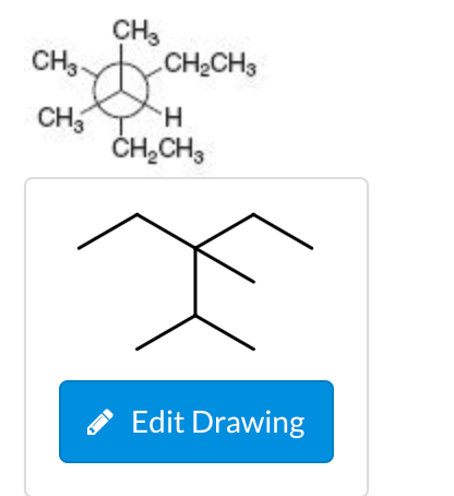 Solved CH3 CH3 CH2CH3 CH H CH,CHE Edit Drawing | Chegg.com