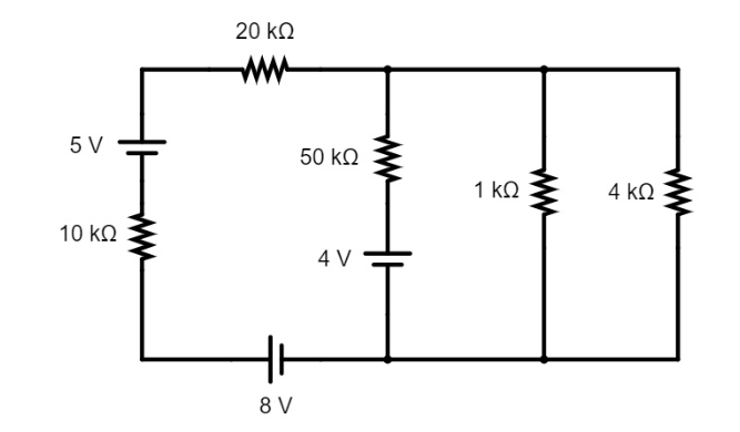 Solved Using Kirchoff's Voltage Loop and Current Node Laws, | Chegg.com