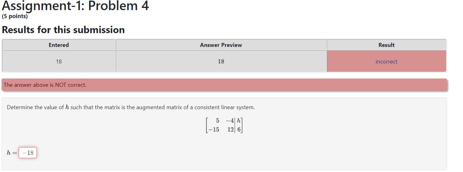 Solved Assignment 1 Problem 4 5 Points Results For This