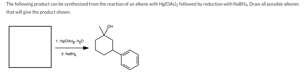 Solved The following product can be synthesized from the | Chegg.com