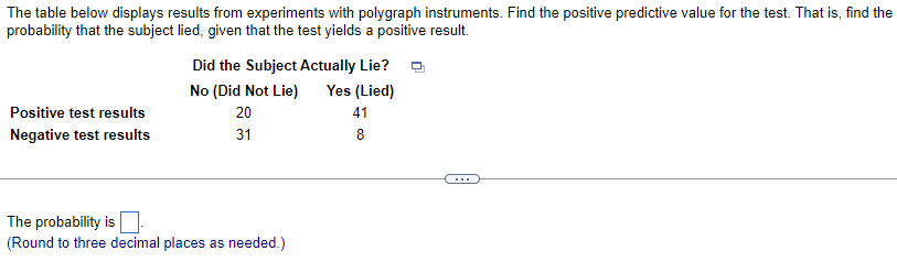Solved The table below displays results from experiments | Chegg.com