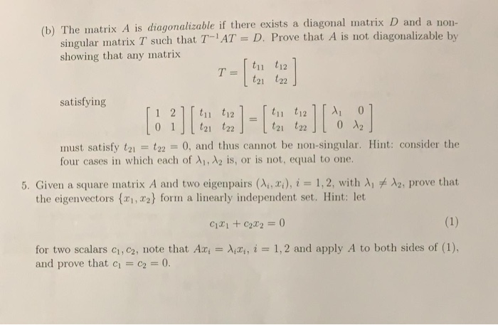 Solved Solving 'A, A constant, with real and distinct | Chegg.com