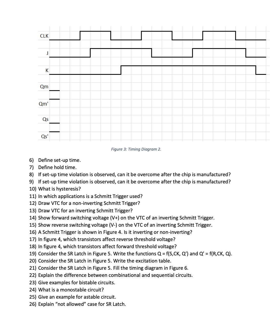 Define set-up time.Define hold time.If set-up time | Chegg.com