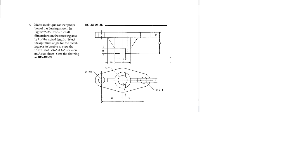 Solved Use the Program AutoCAD 2020 to draw the cabinet | Chegg.com