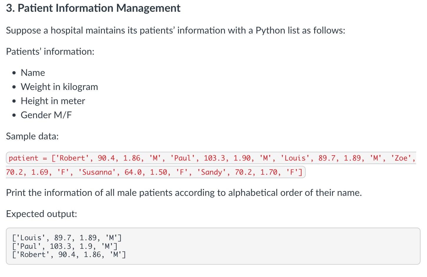 Solved Suppose a hospital maintains its patients' | Chegg.com
