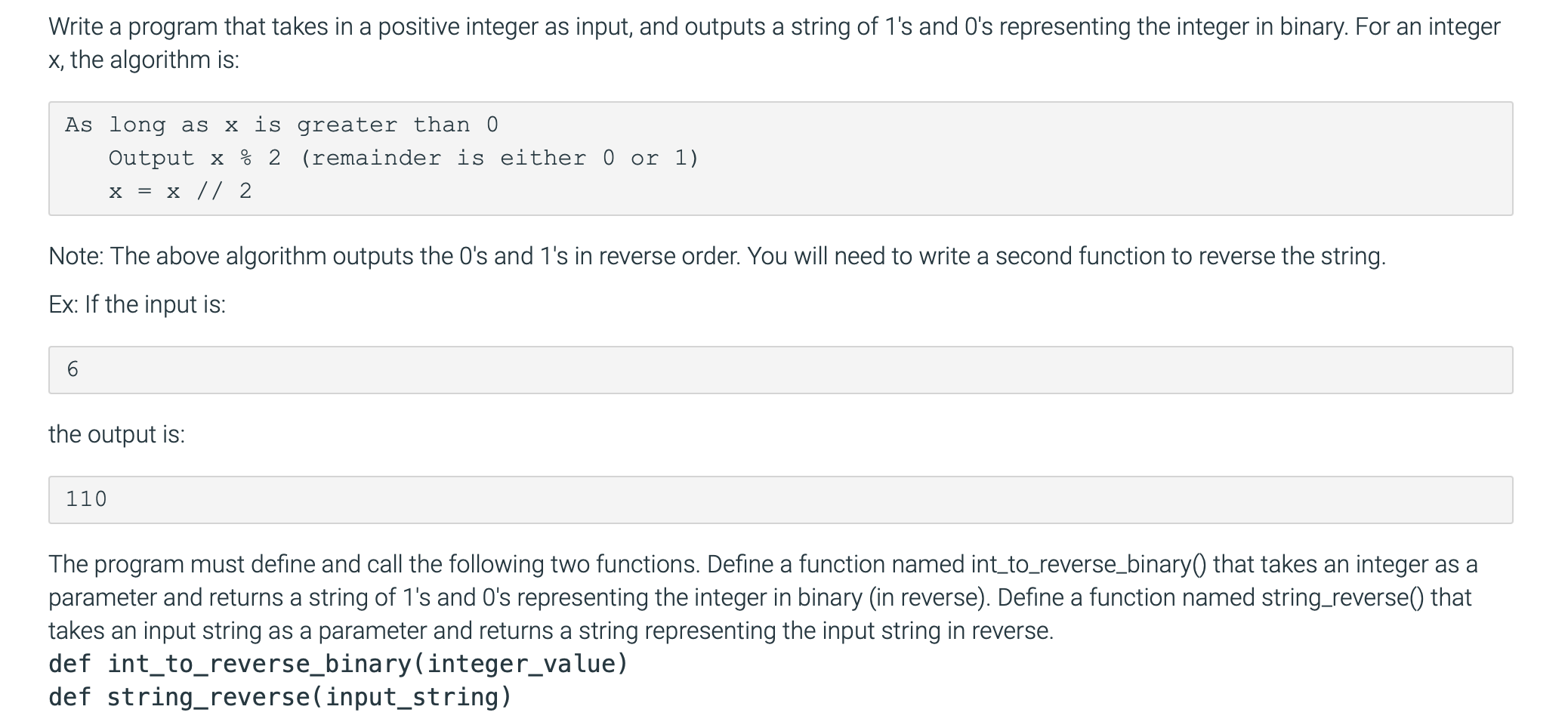 Solved Write a program that takes in a positive integer as | Chegg.com