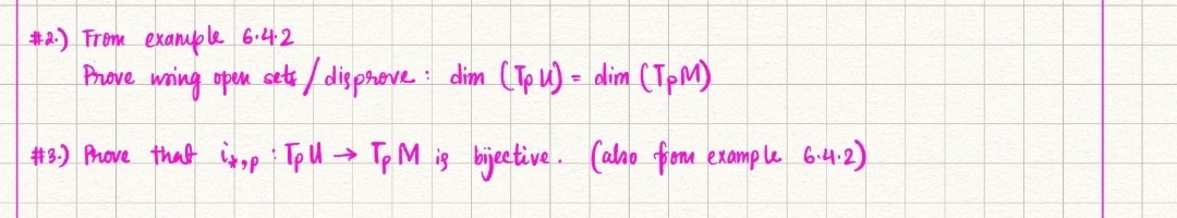 Solved Example 6.4 .2 Let U be an open subset of a manifold | Chegg.com