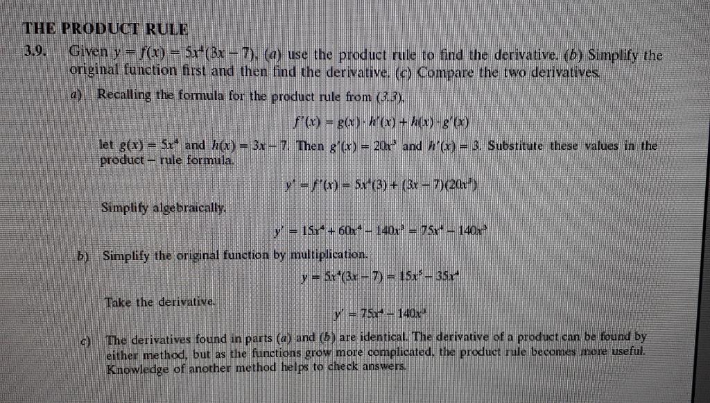 Solved DERIVATIVE NOTATION AND SIMPLE DERIVATIVES | Chegg.com