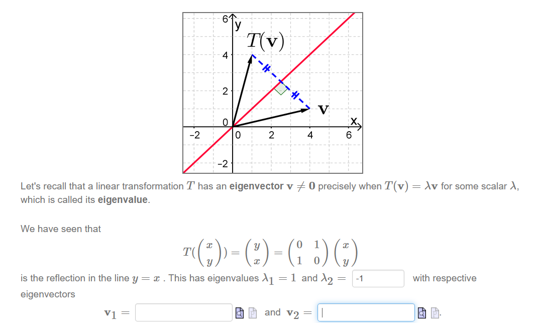 Solved Let's recall that a linear transformation T has an | Chegg.com