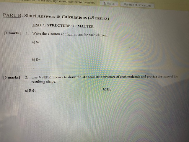 Solved UL. IU se lor tree, sign in and use the Web version | Chegg.com