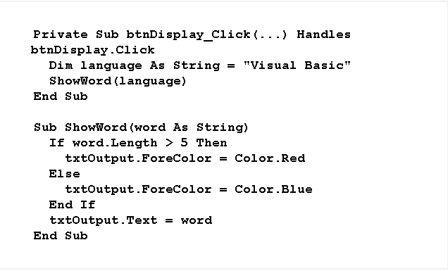 Solved What is the output that is displayed when the button | Chegg.com