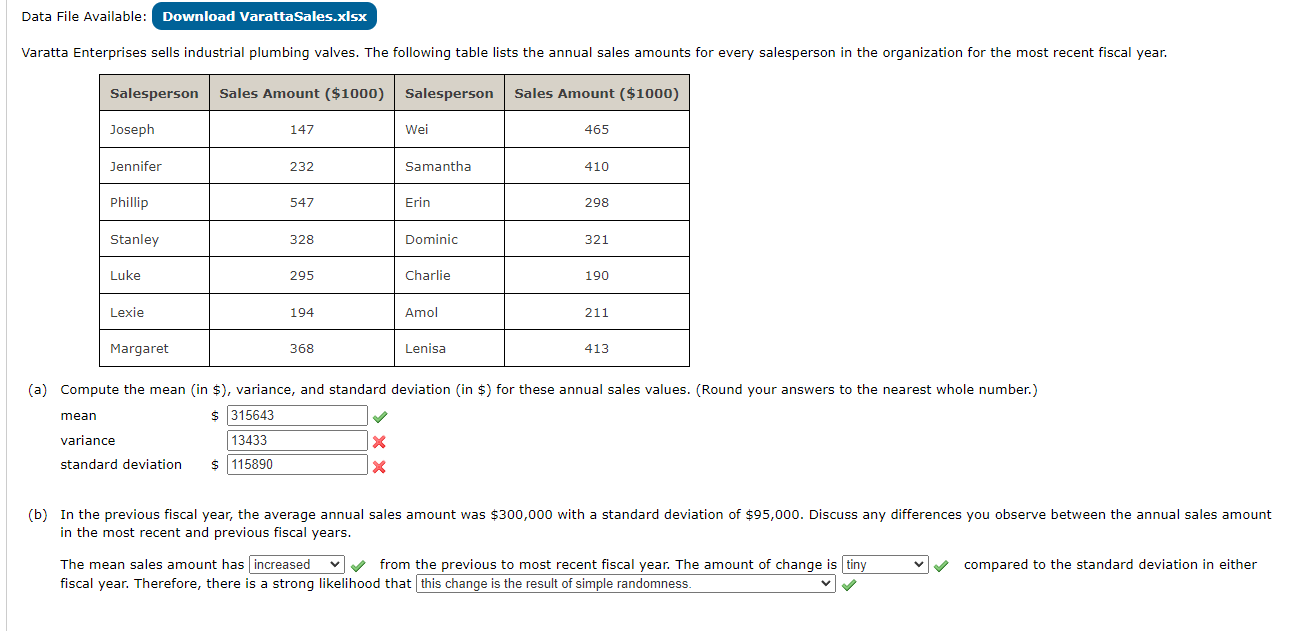 Solved Data File Available:Varatta Enterprises sells | Chegg.com