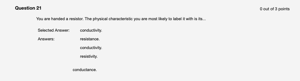 Solved Question 21 O out of 3 points You are handed a | Chegg.com