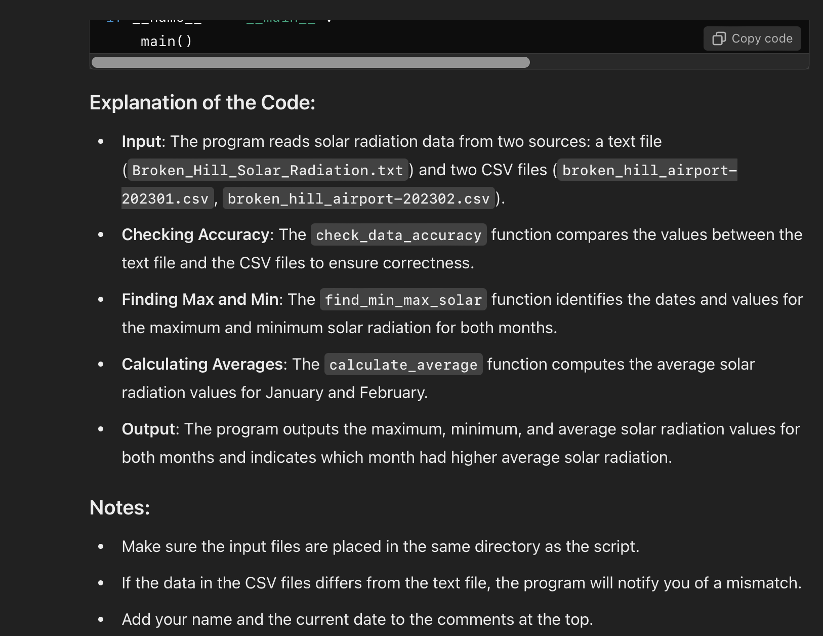 Solved please check and correct the answer below python | Chegg.com