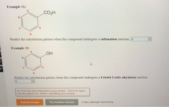 Solved Example # 1: согн Predict the substitution pattern | Chegg.com
