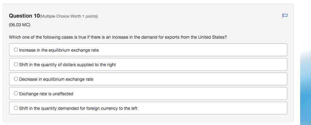 Solved Question 10(Multiple Choice Worth 1 points) (06.03 | Chegg.com