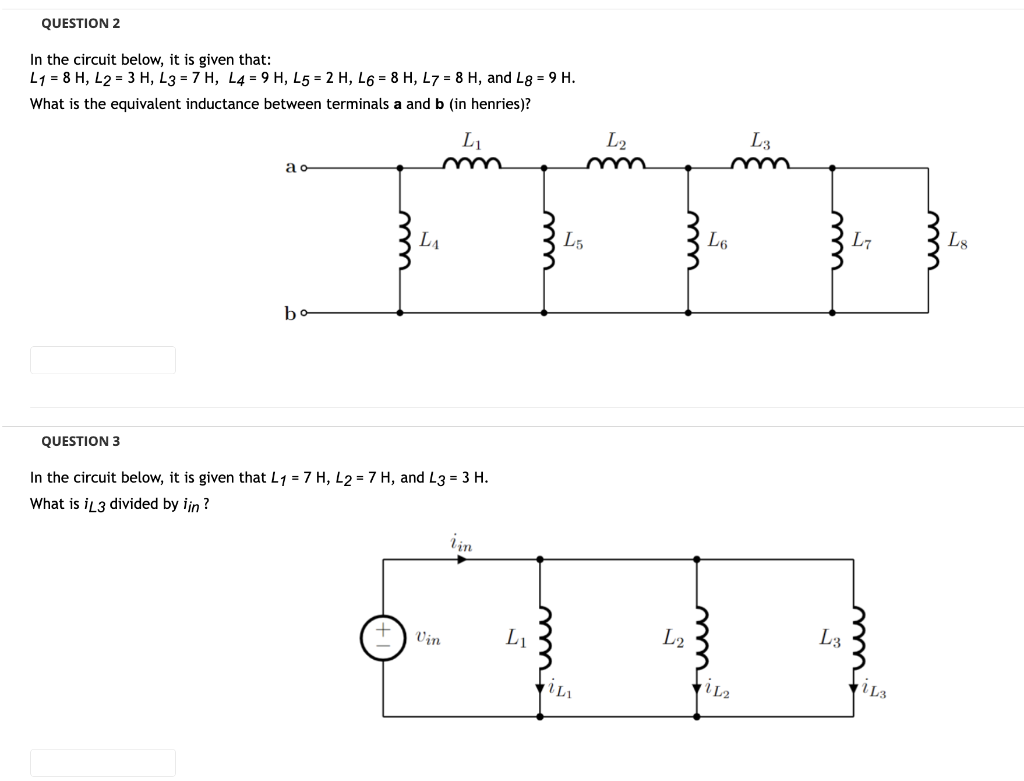 Solved In the circuit below, it is given that: | Chegg.com