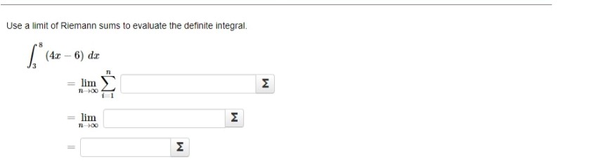 Solved Use a limit of Riemann sums to evaluate the definite | Chegg.com