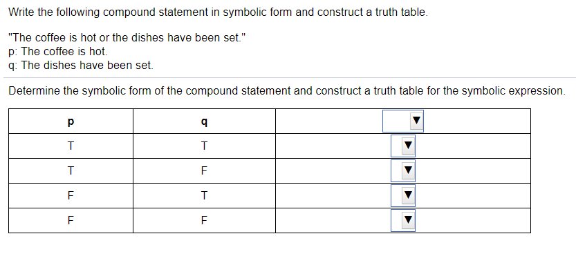 Solved Write the following compound statement in symbolic | Chegg.com