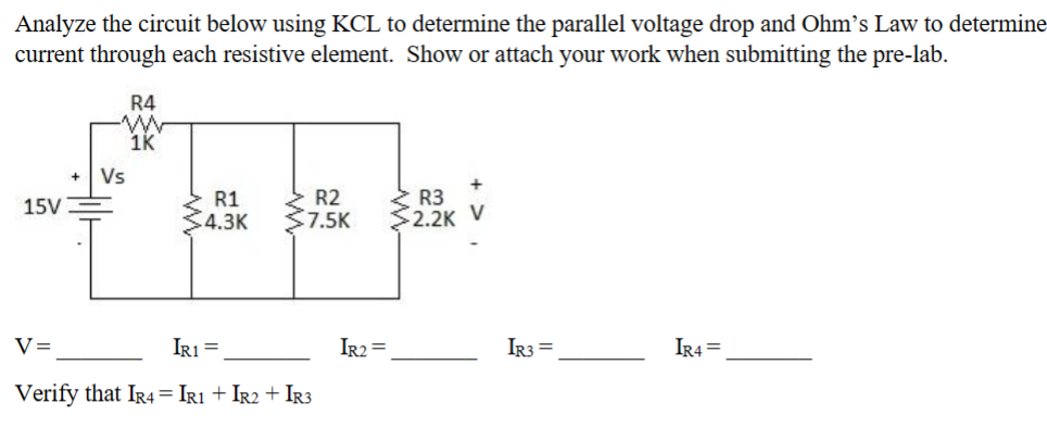 Solved Analyze The Circuit Below Using Kcl To Determine The
