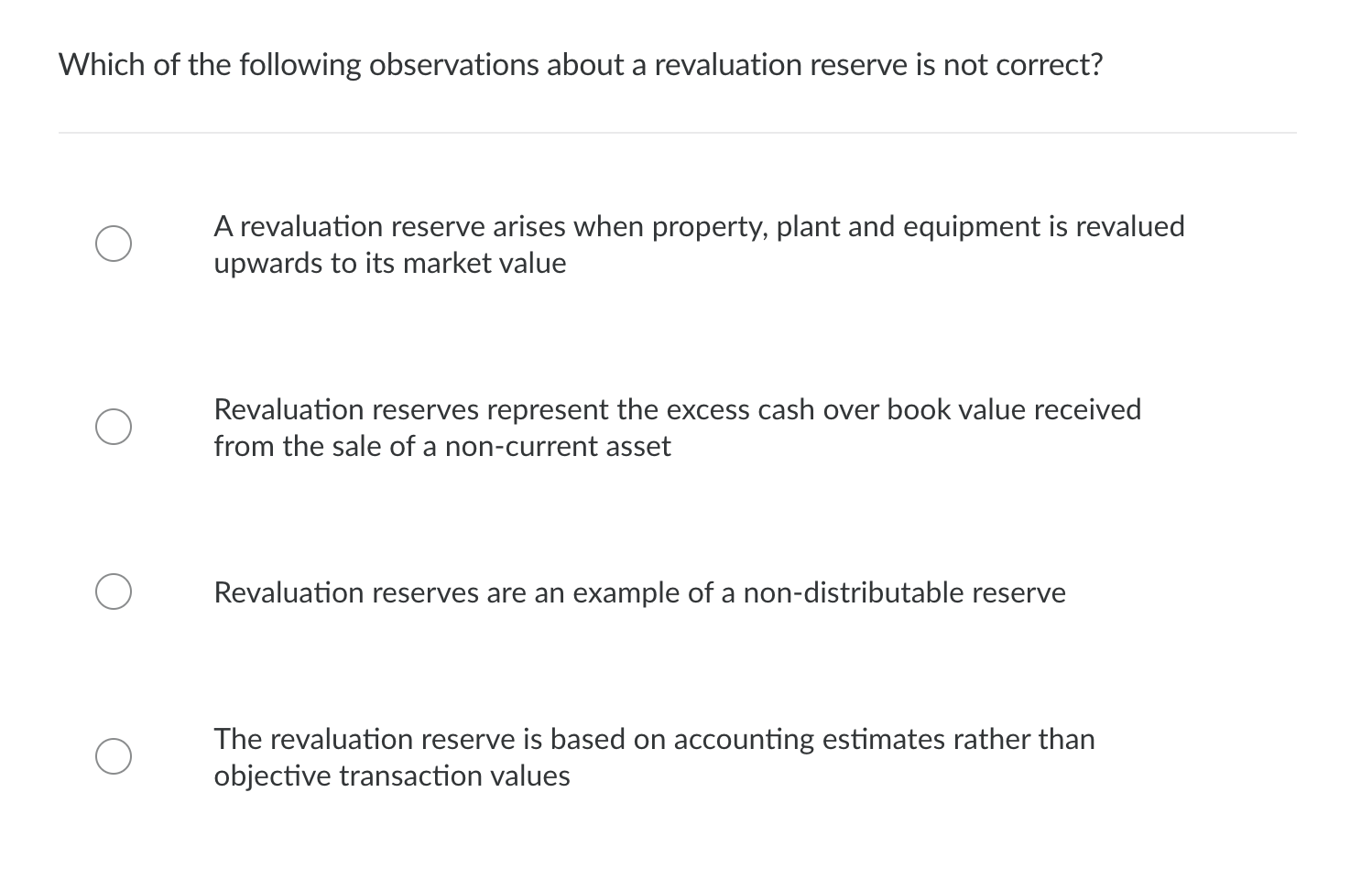 Solved Which of the following observations about a | Chegg.com