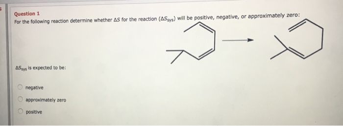 Solved Question 1 For the following reaction determine | Chegg.com Solved Question 1 For the following reaction determine | Chegg.com
