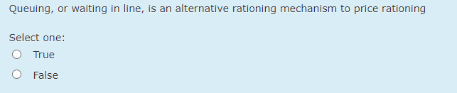 Solved Queuing, or waiting in line, is an alternative | Chegg.com