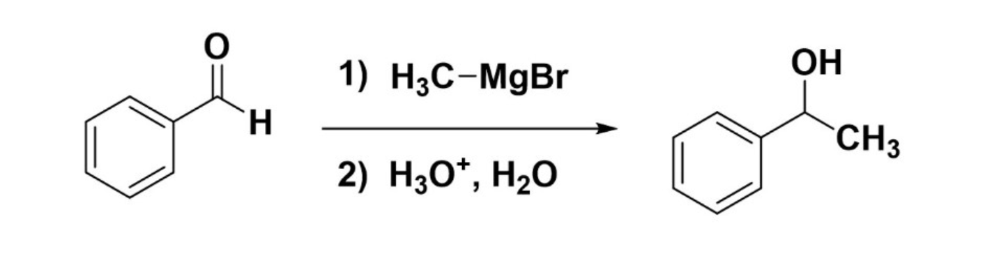 Solved о ОН 1) H3C-MgBr H CH3 2) H30*, H2O HO OH H+ OH | Chegg.com