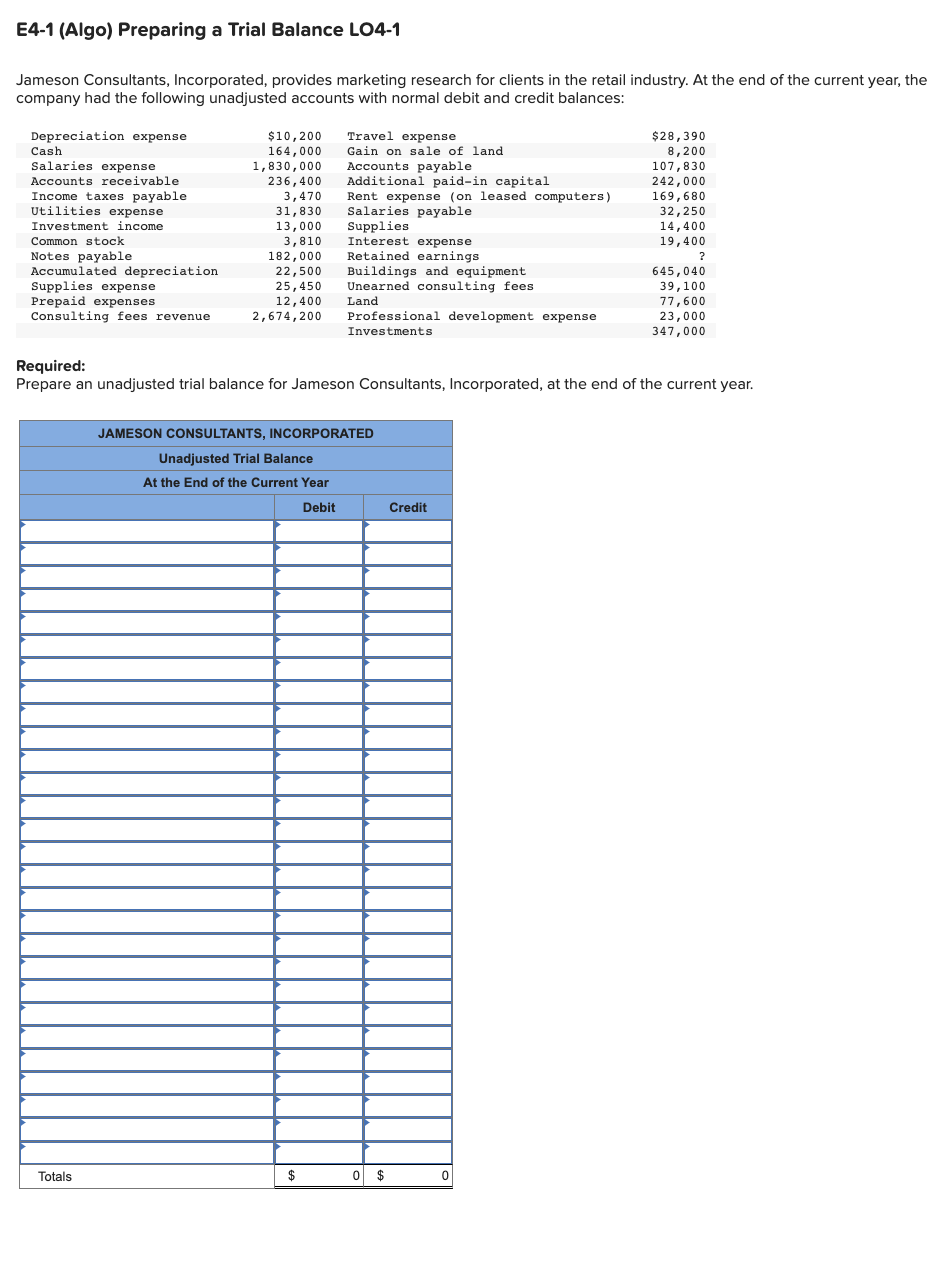 Solved Required information P4-3 (Algo) Recording Adjusting | Chegg.com