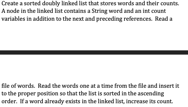 Solved Java Program Instead Of Using Doubly Linked Lists 0604