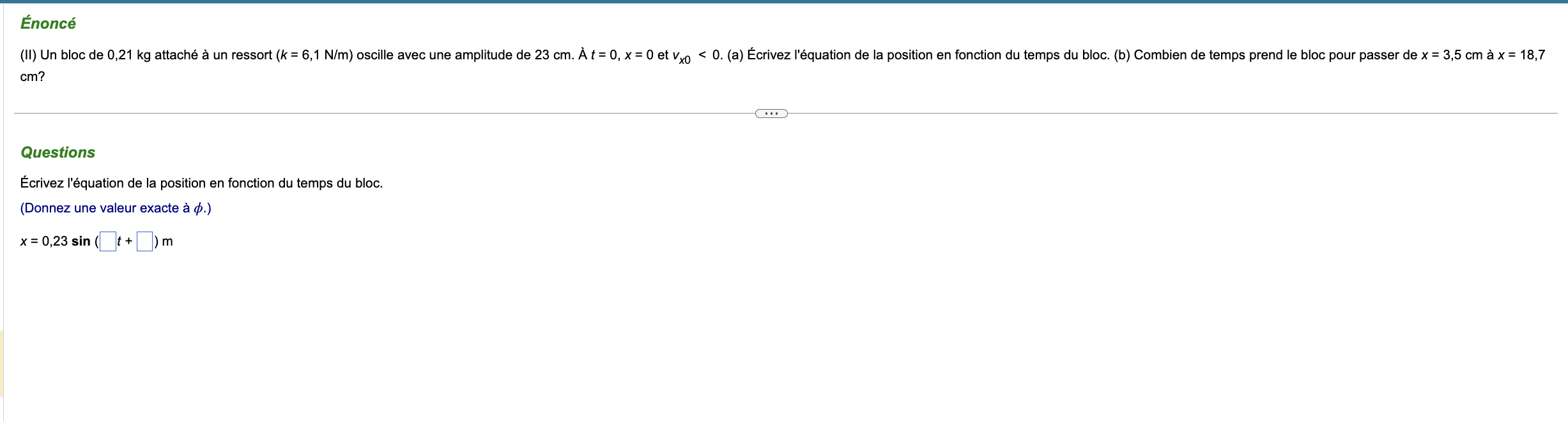 Solved PLEASE HELP ENGLISH VERSION: A 0.21 kg block | Chegg.com