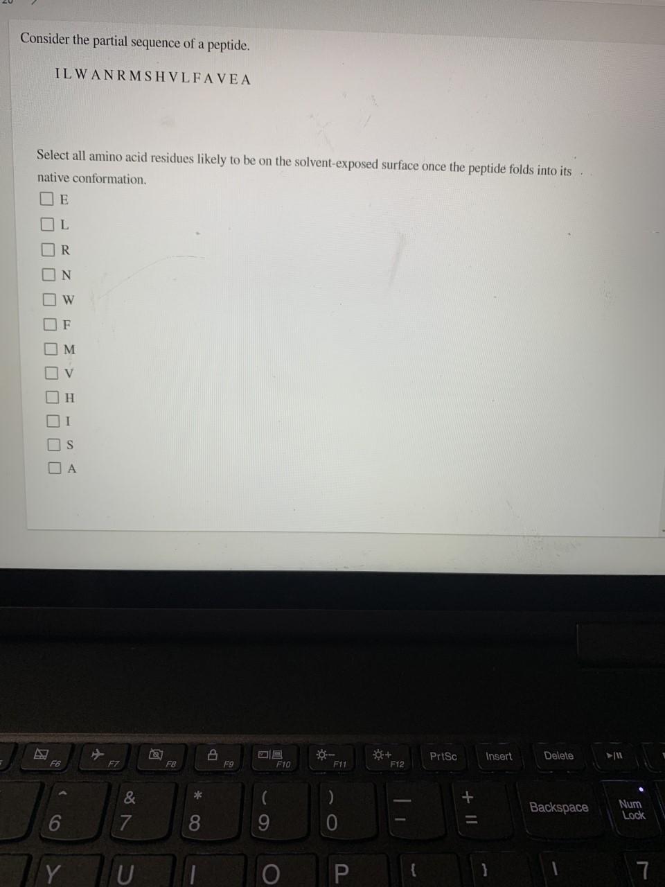 Solved Consider the partial sequence of a peptide. | Chegg.com