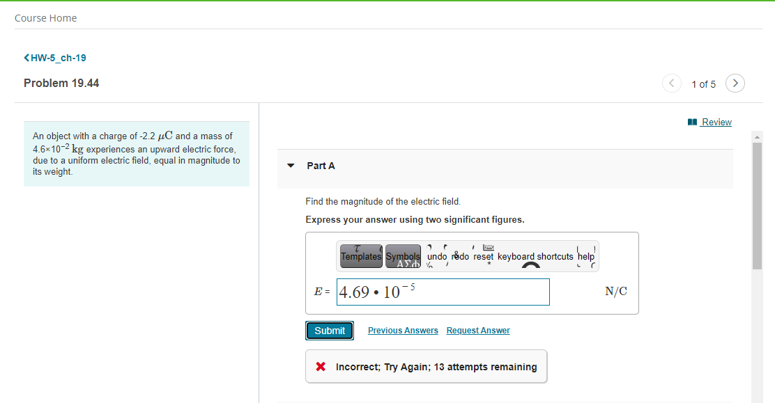 Solved Course Home | Chegg.com