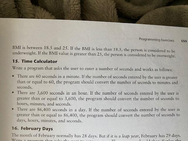 Solved Design and write a python program for exercise #15 | Chegg.com