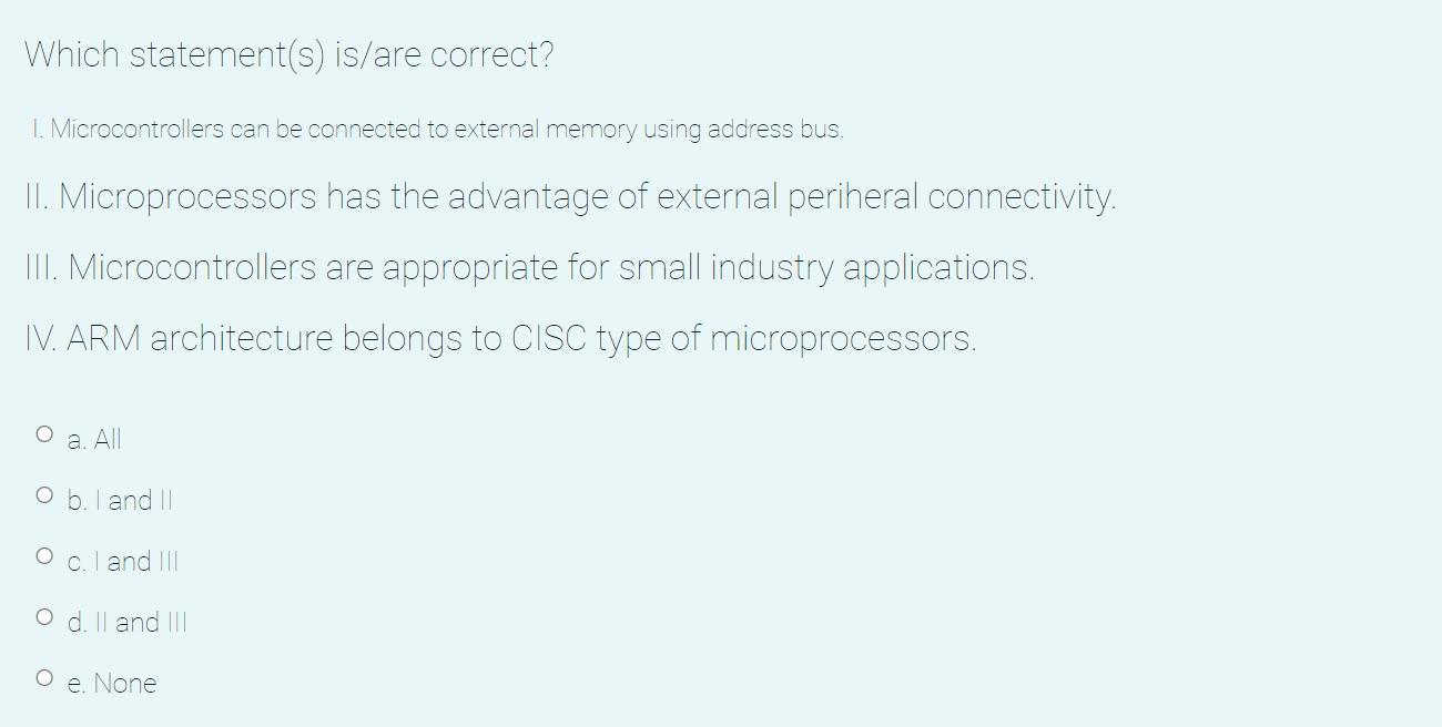 Solved Which statement(s) is/are correct? 1. | Chegg.com