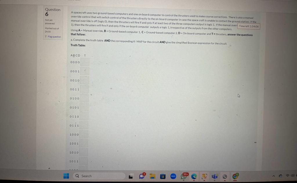 Solved Do a kmap on this question | Chegg.com