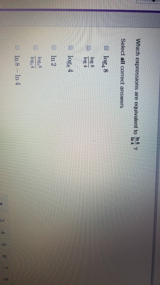 Solved Which expressions are equivalent to Select all | Chegg.com