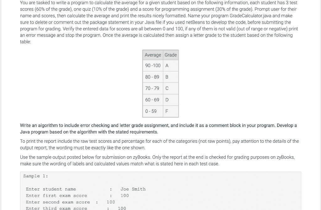 Solved You are tasked to write a program to calculate the | Chegg.com