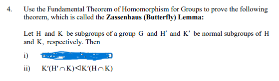Solved Use the Fundamental Theorem of Homomorphism for | Chegg.com