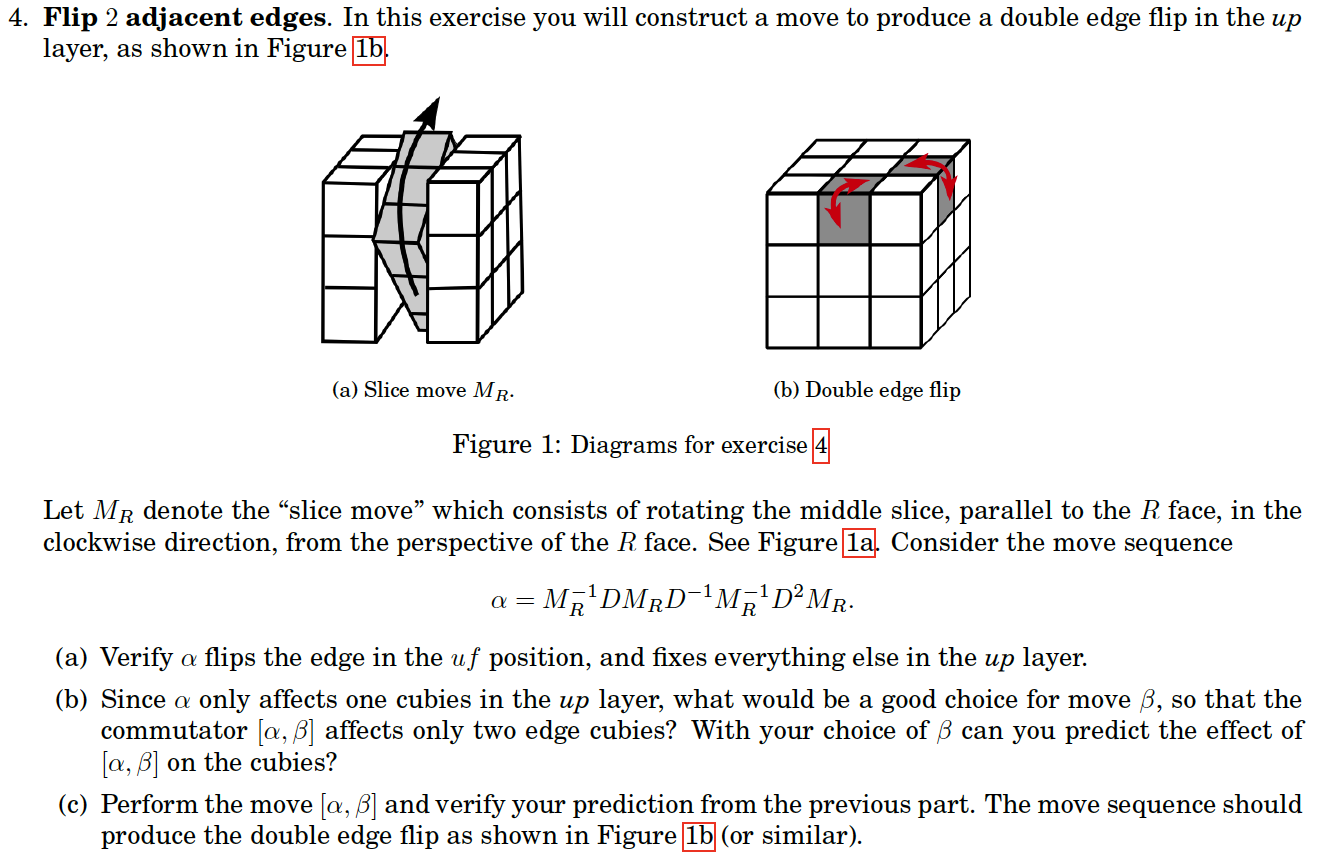 4. Flip 2 adjacent edges. In this exercise you will | Chegg.com