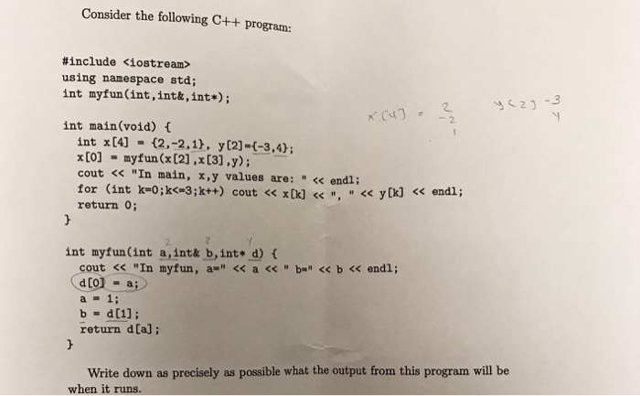 Solved Consider the following C++ program: #include