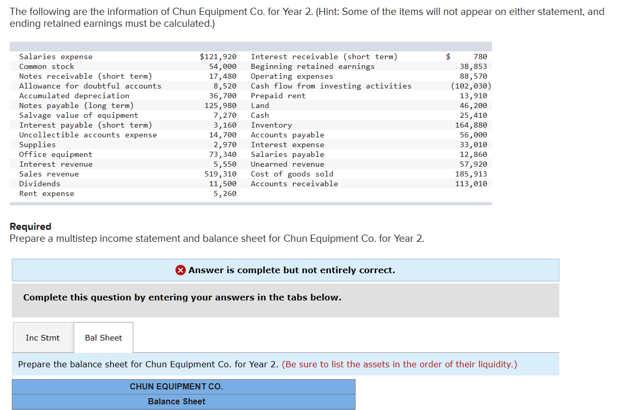 Solved I need assistance with the following:I know there is | Chegg.com