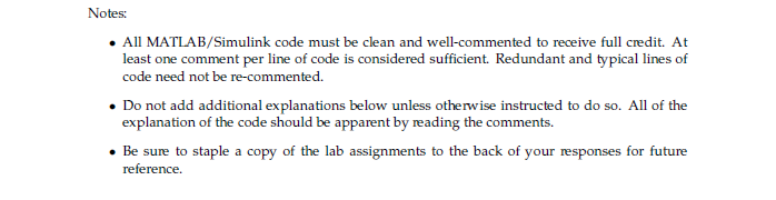 Controls Problem: Please, include matlab codes, | Chegg.com