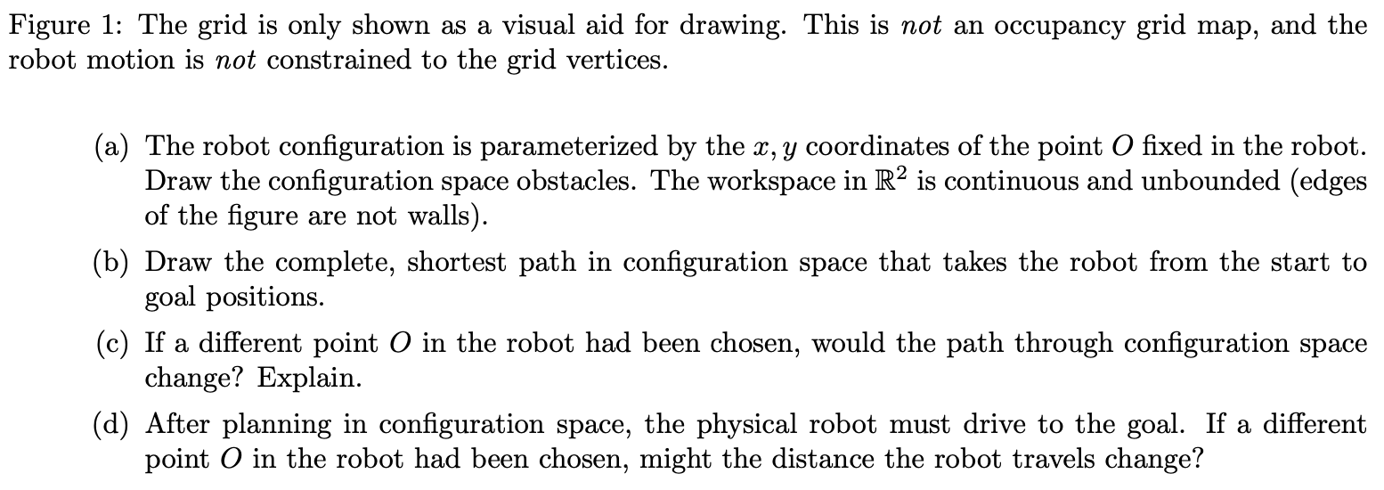 2. Configuration Space (20 points) A triangular robot | Chegg.com