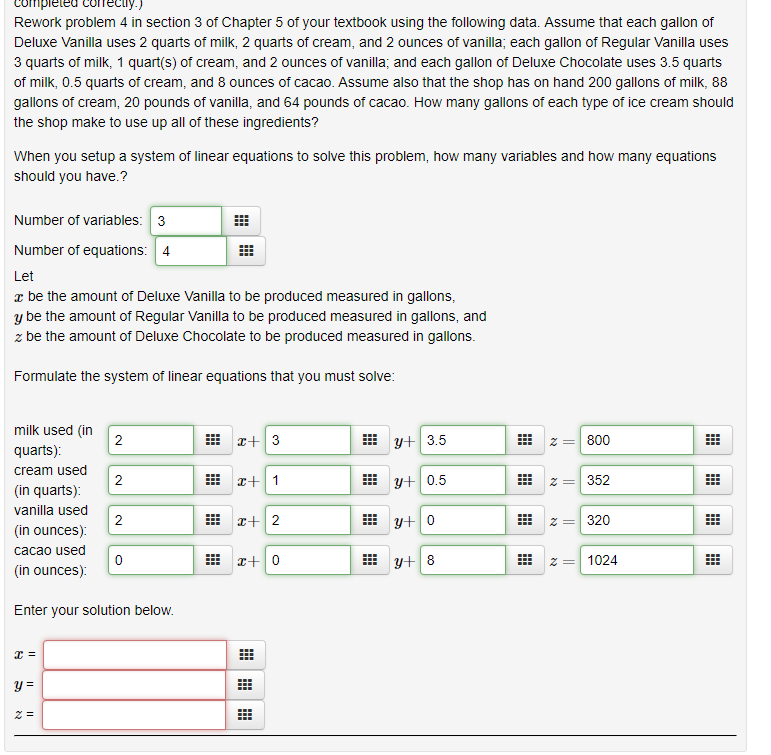 Solved Comipleted correctly) Rework problem 4 in section 3 | Chegg.com