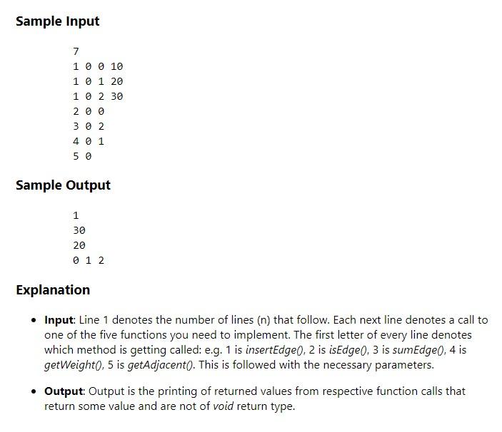 Solved Write C++ code for implementing a Graph data | Chegg.com